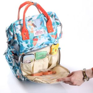 کوله پشتی مادر آبرنگی139001_2 - کیف و چمدان خوشبخت